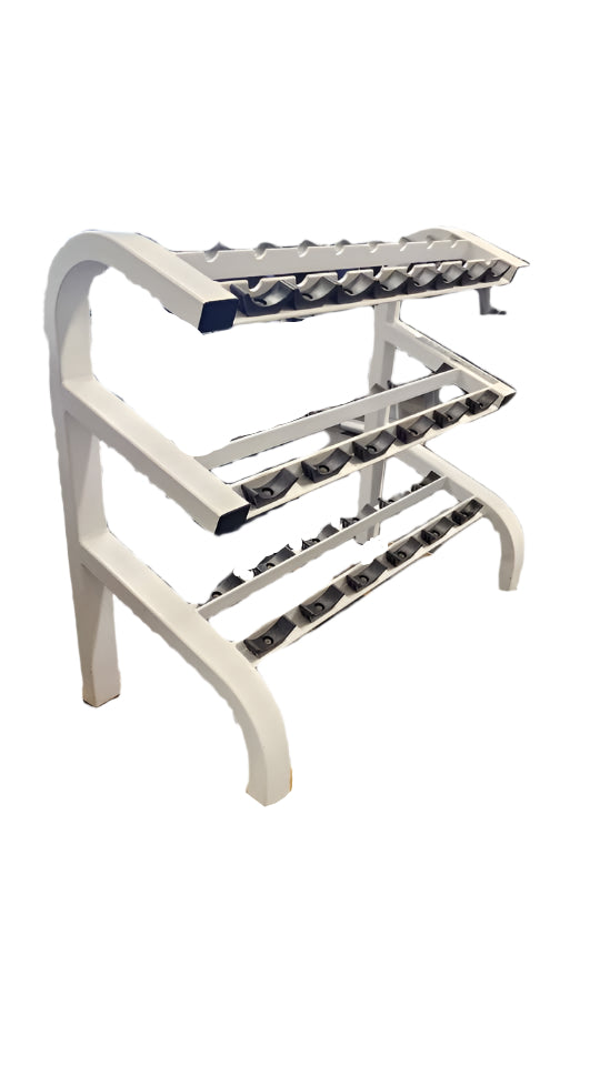 Paramount 3-Tier Beauty Bell Dumbbell Rack – Commercial Gym Grade ...