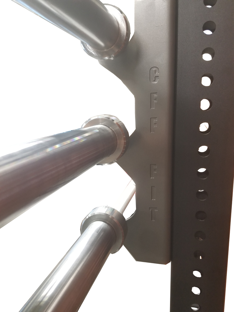 CFF WALL MOUNTED OLYMPIC 3 BAR STORAGE RACK | CFF Strength Equipment